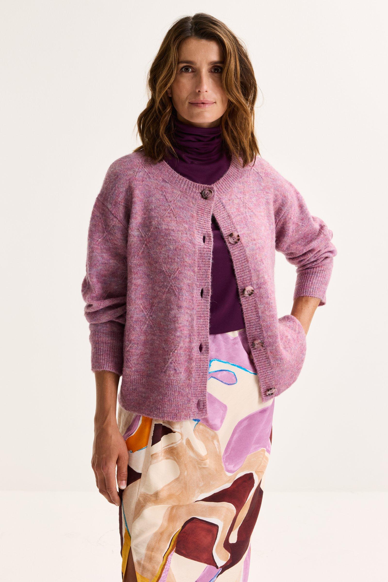 Cardigans paars Mayerline – SKM