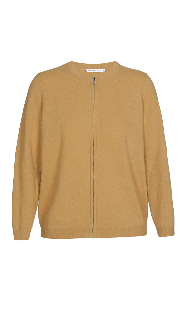 Cardigans bruin Xandres Gold – SKM